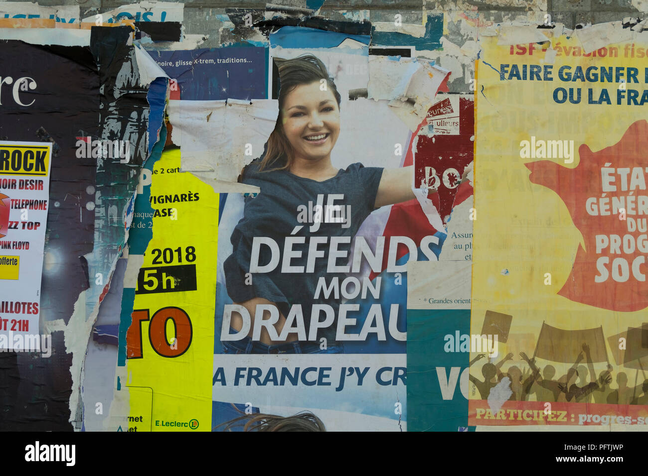 French Political Posters High Resolution Stock Photography and Images ...