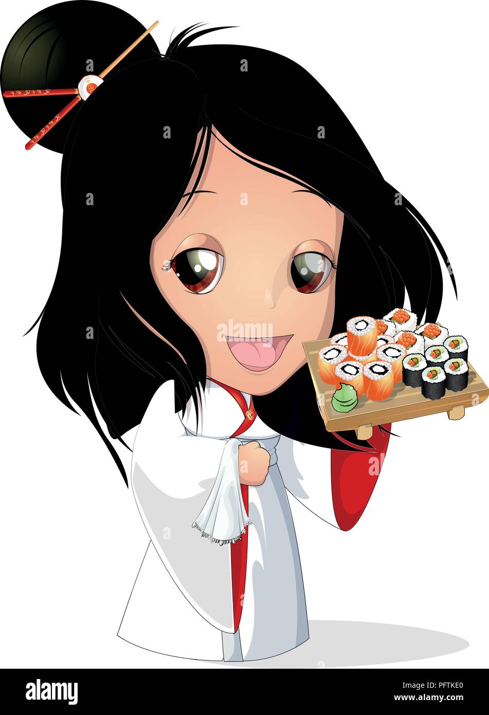 Restaurant cooking man in Stock Vector Images - Alamy