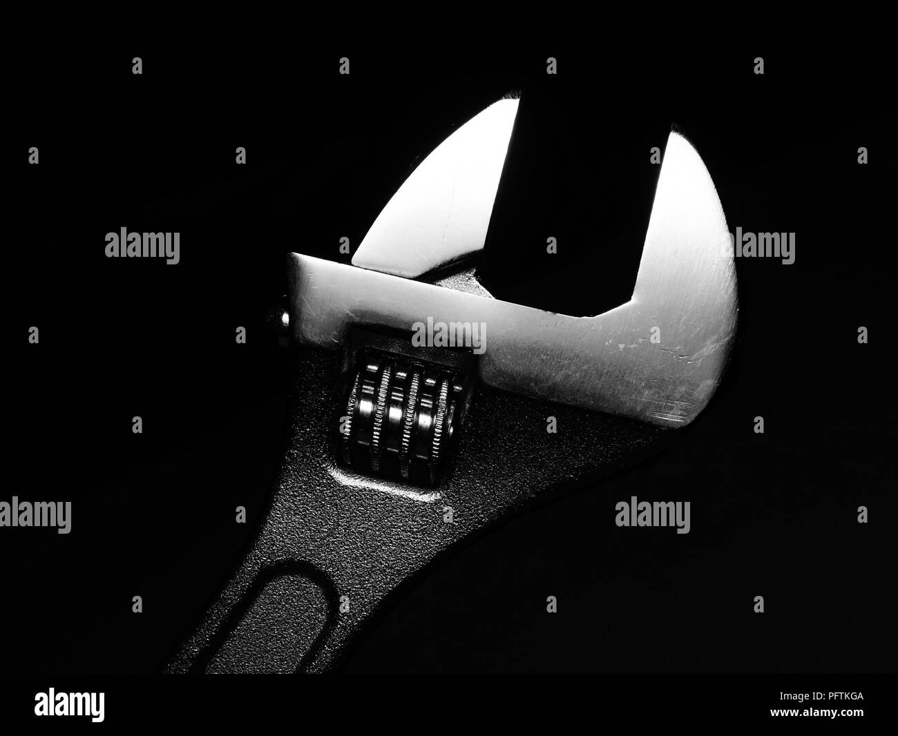 Sliding wrench Made of steel Stock Photo - Alamy