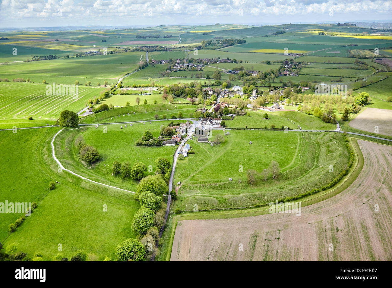 Avebury aerial hi-res stock photography and images - Alamy