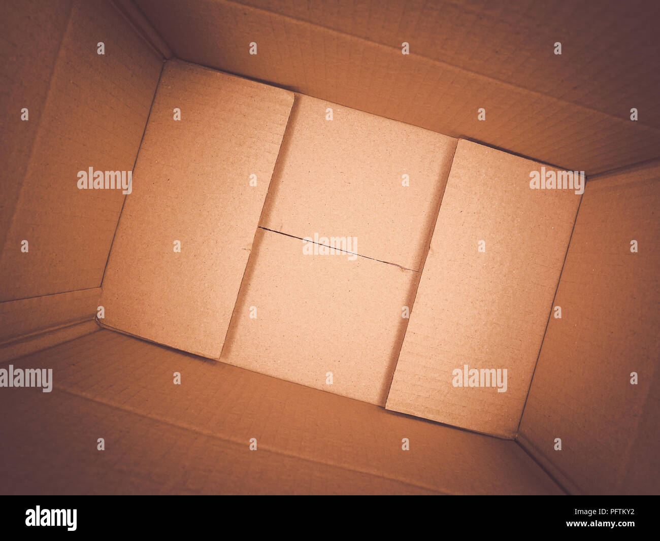 texture background brown paper box , Empty open rectangular cardboard ...