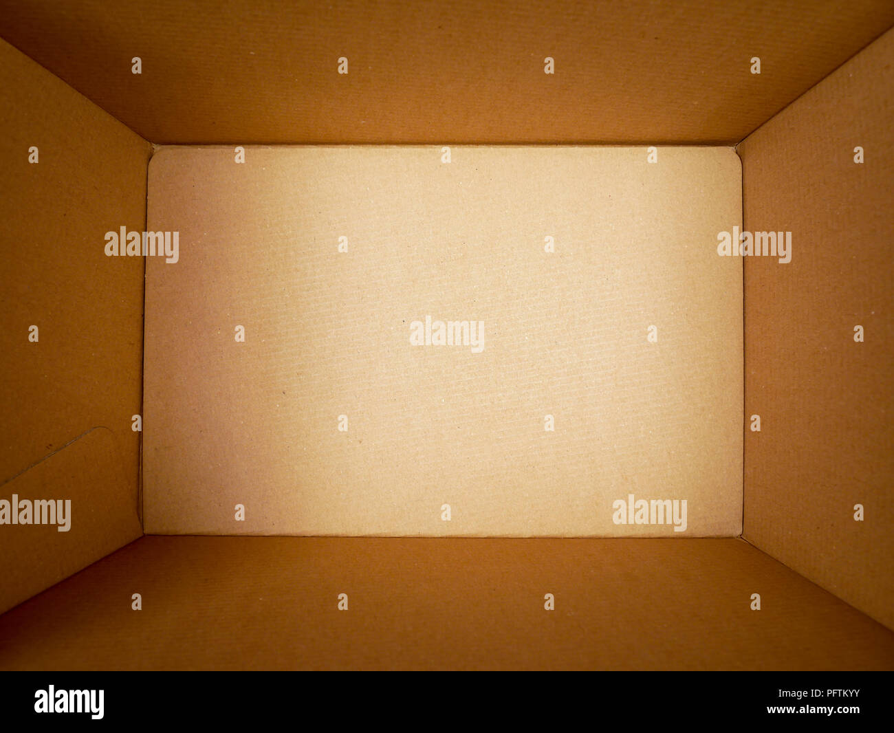 texture background brown paper box , Empty open rectangular cardboard ...