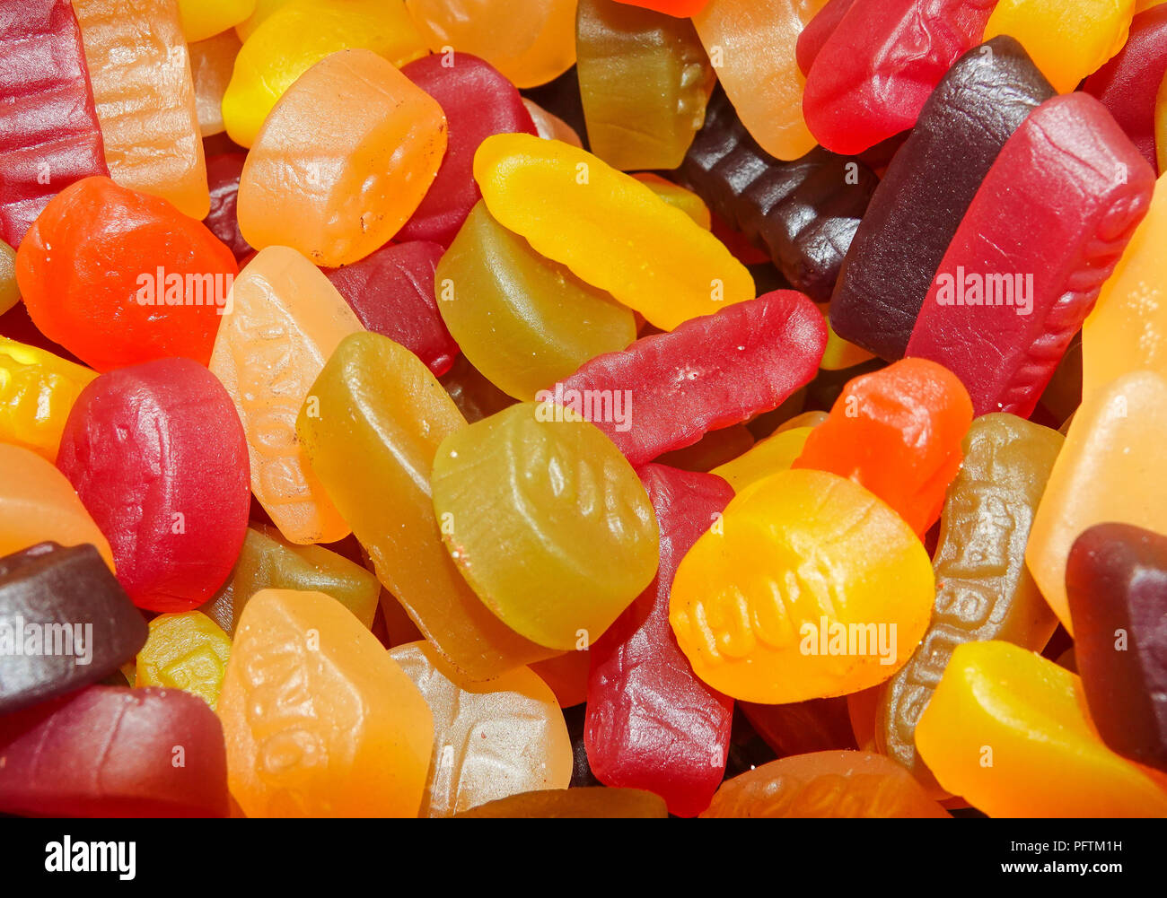 A mixture of colorful sugar candy sweets Stock Photo - Alamy