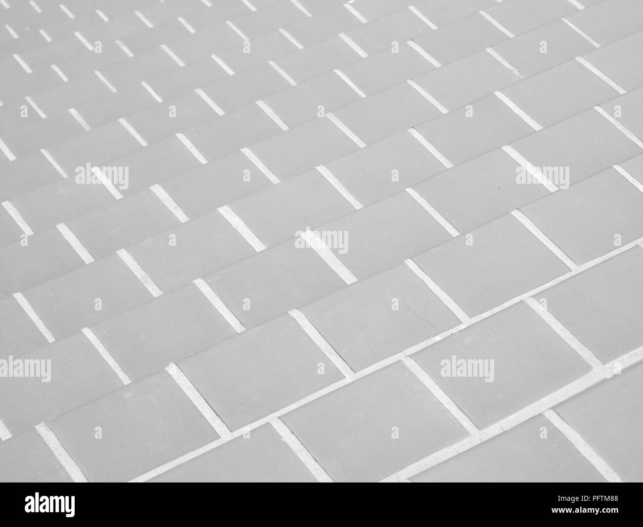 background texture white stone block floor tile Stock Photo - Alamy