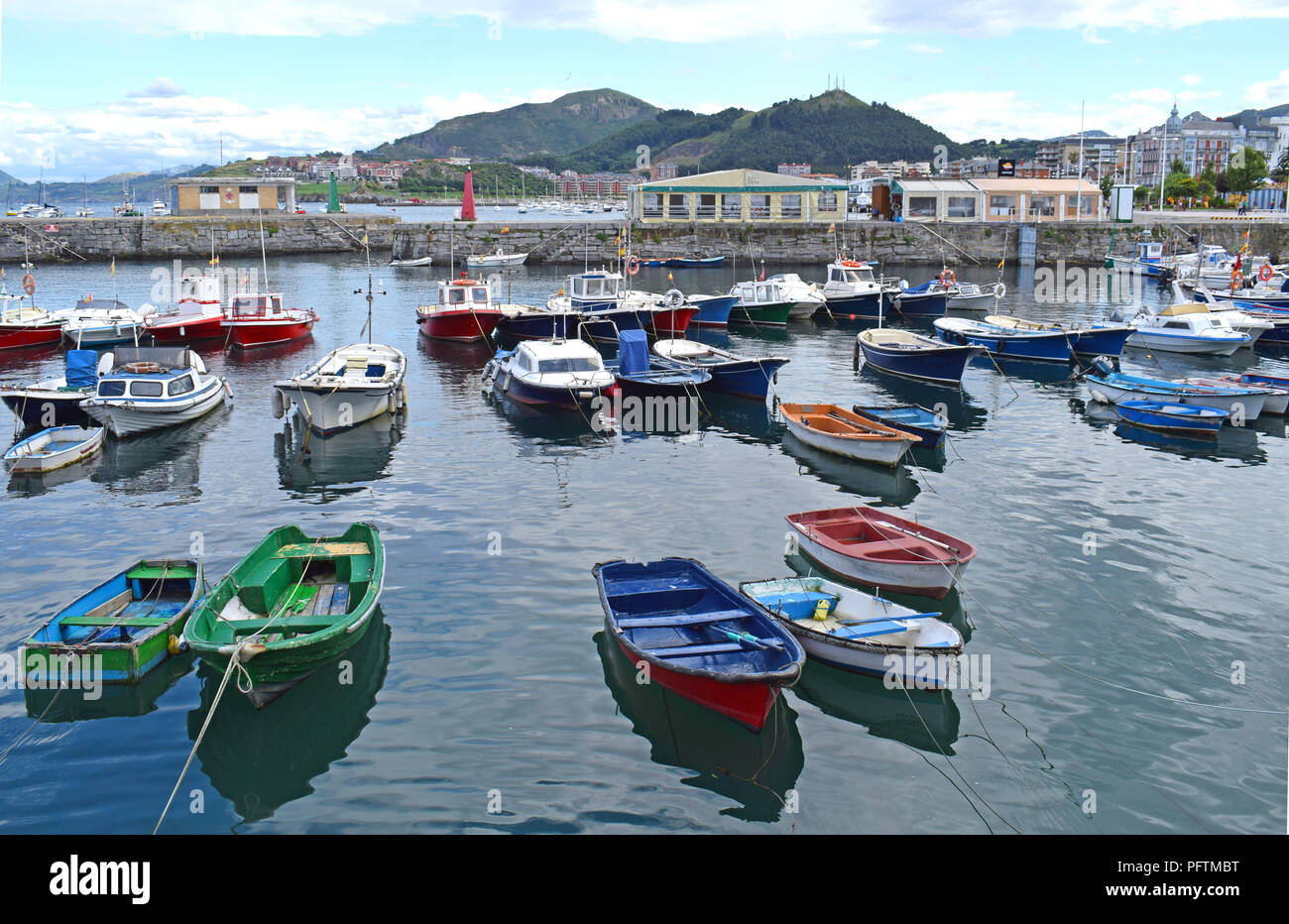 Port of Castro Urdiales, Cantabria Spain Stock Photo - Alamy