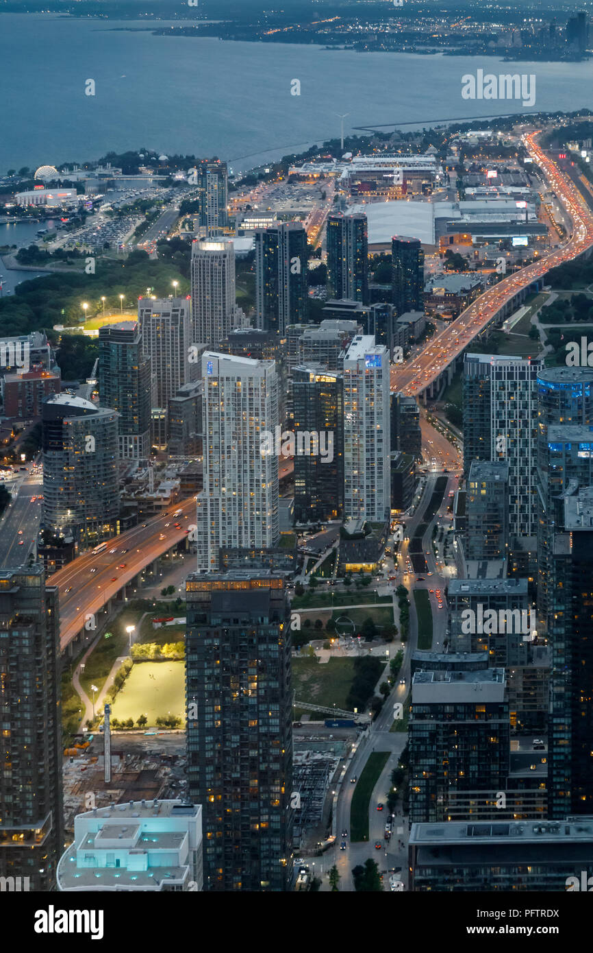 Lookout at CN Tower in Toronto, Canada Stock Photo - Alamy