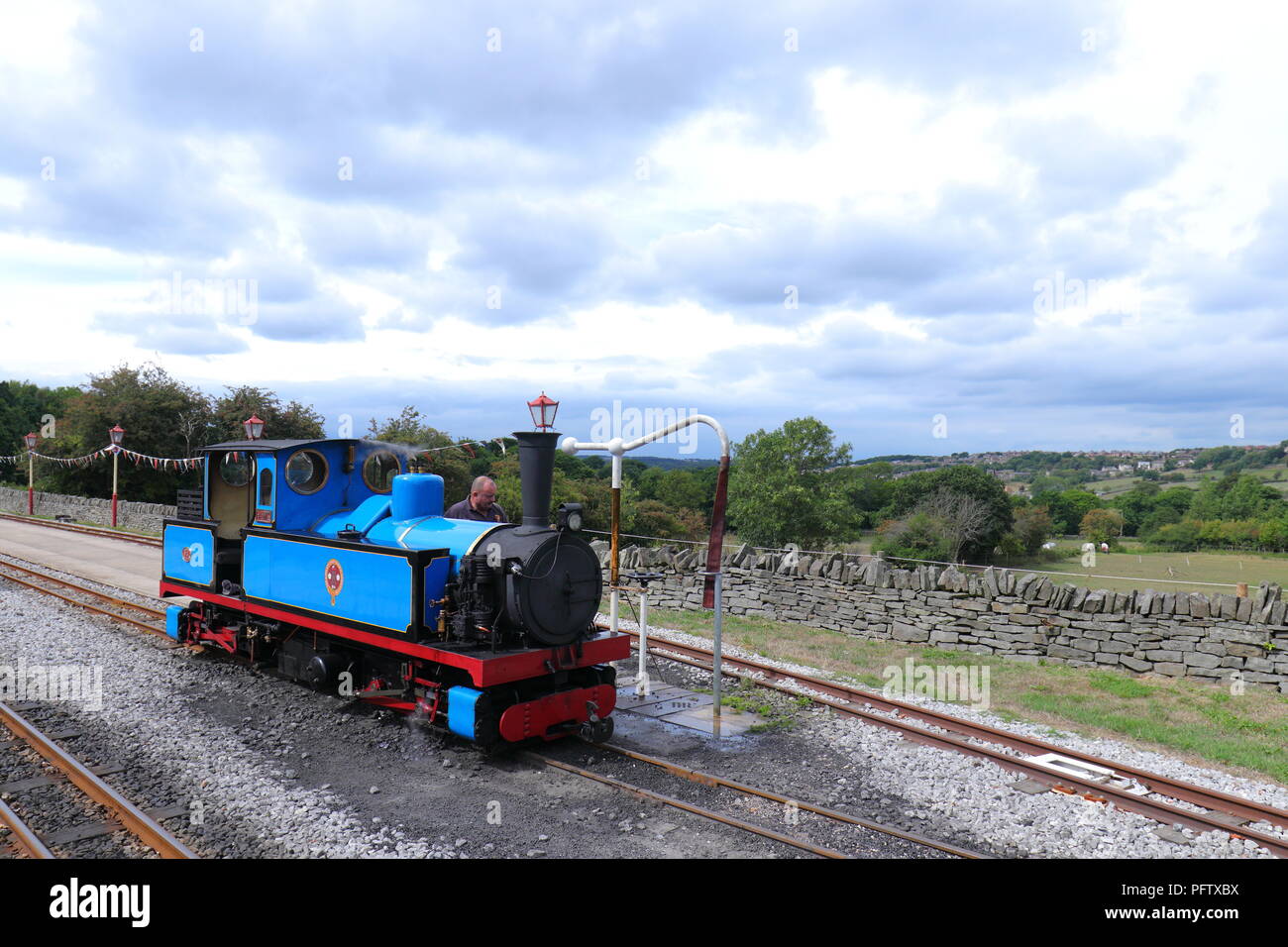 Kirklees light railway steam locomotive hi-res stock photography and ...