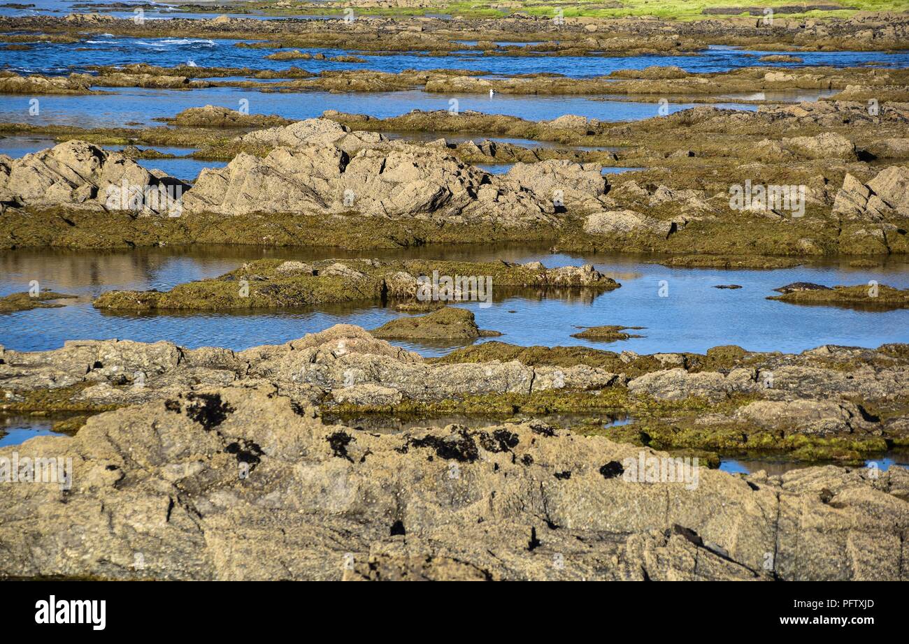 Sea water between the rocks Stock Photo - Alamy