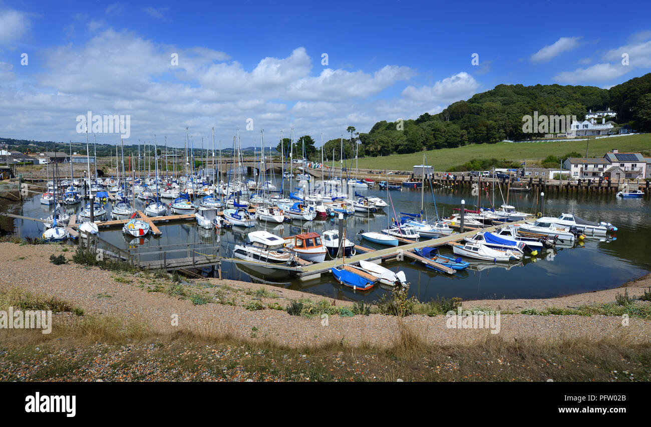 Axmouth in East Devon on the Jurassic Coast World Heritage Site Stock ...