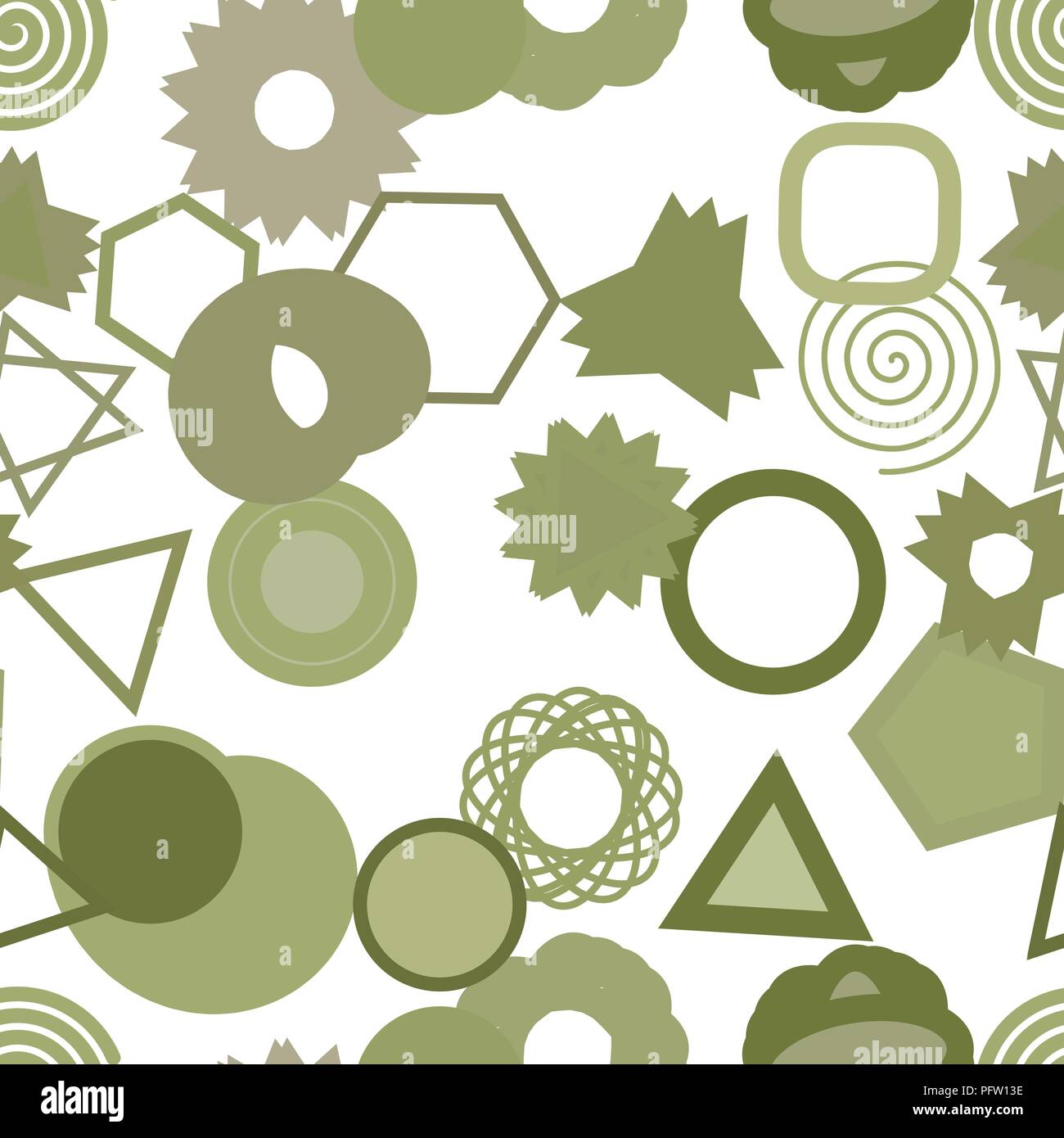 Seamless abstract mixed geometric pattern, colorful & artistic for ...