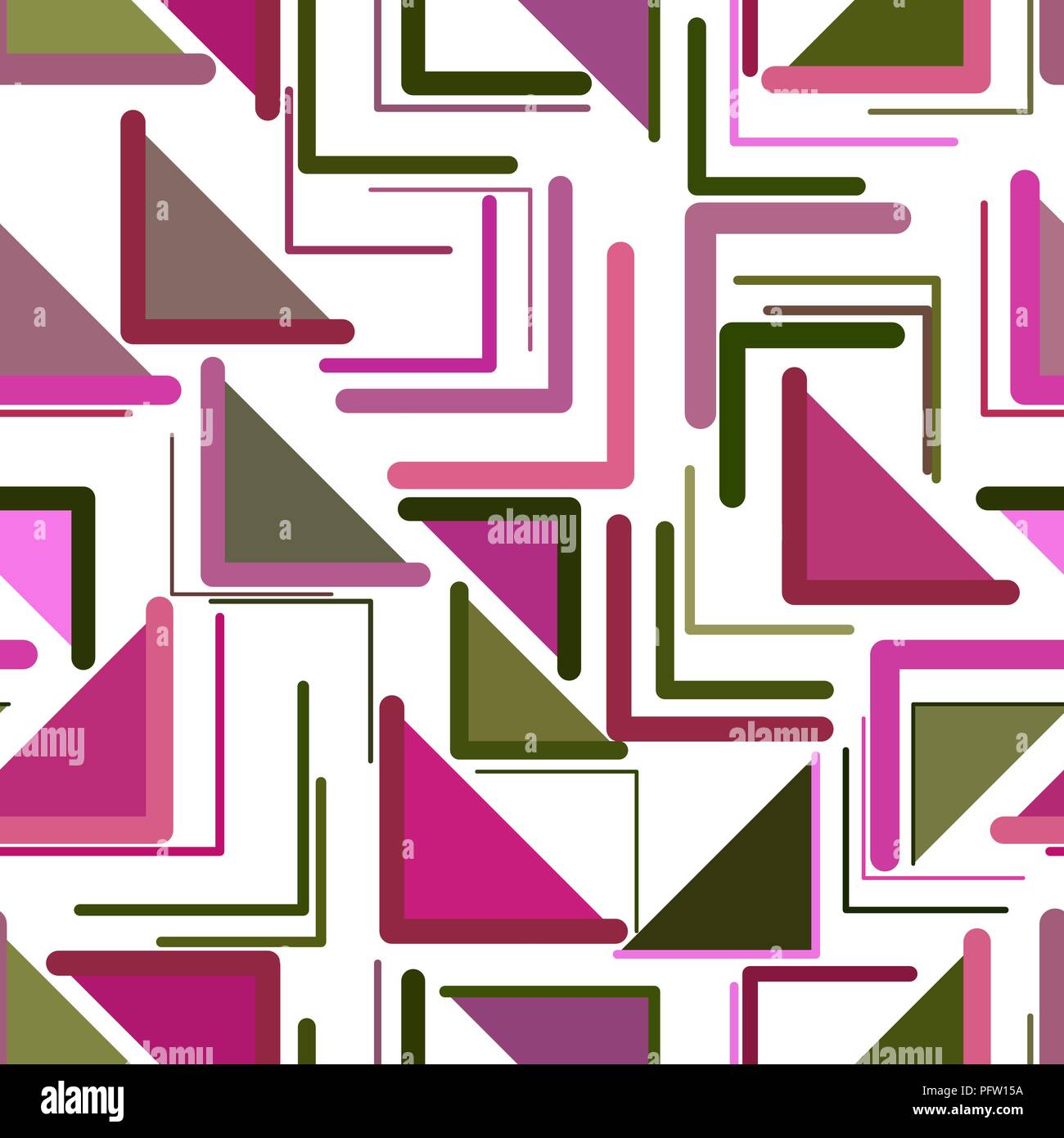 Seamless artistic triangle lines background pattern abstract. Vector ...