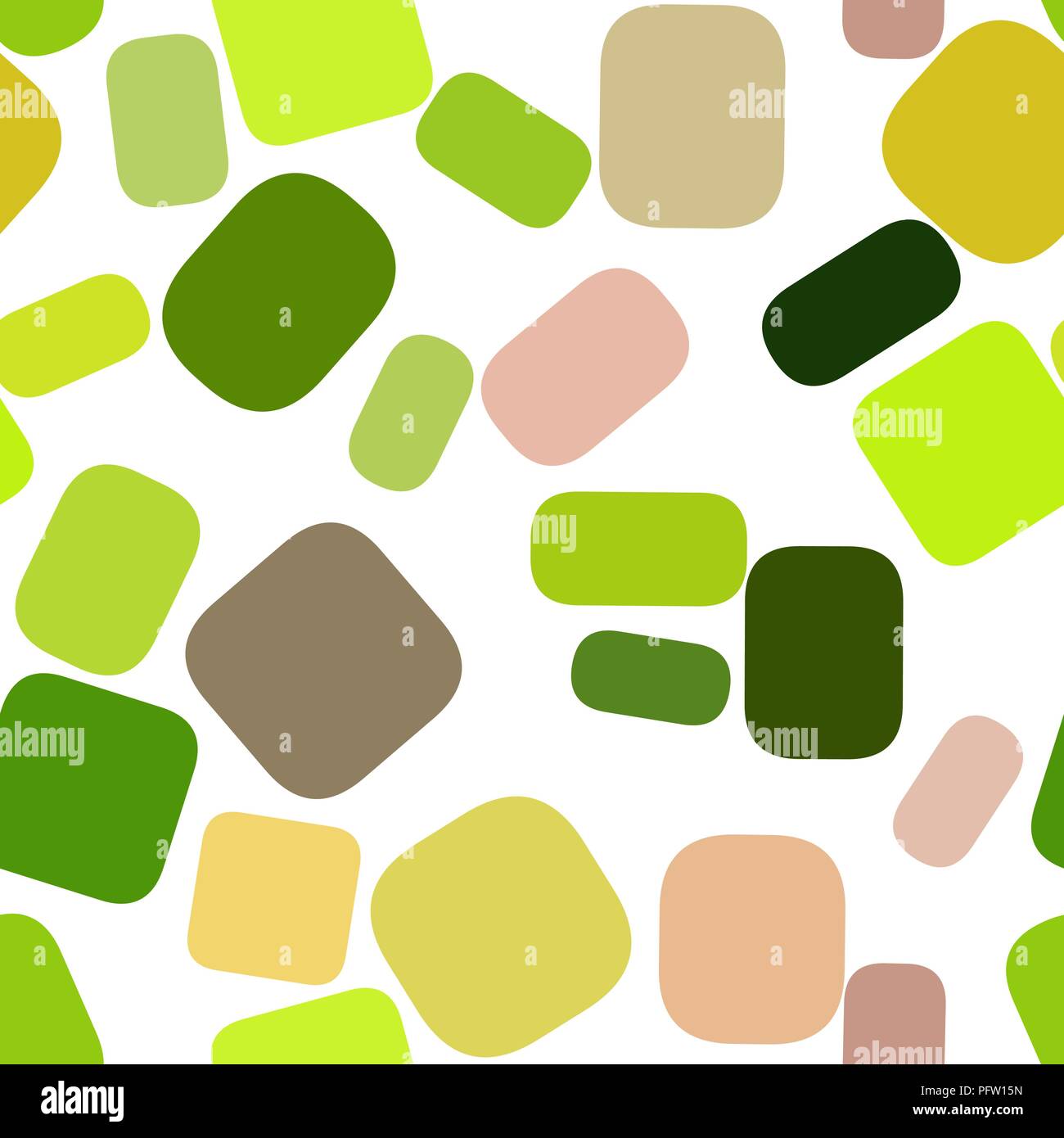 Seamless Abstract Conceptual Geometric Rounded Rectangle Pattern Good For Web Page Graphic