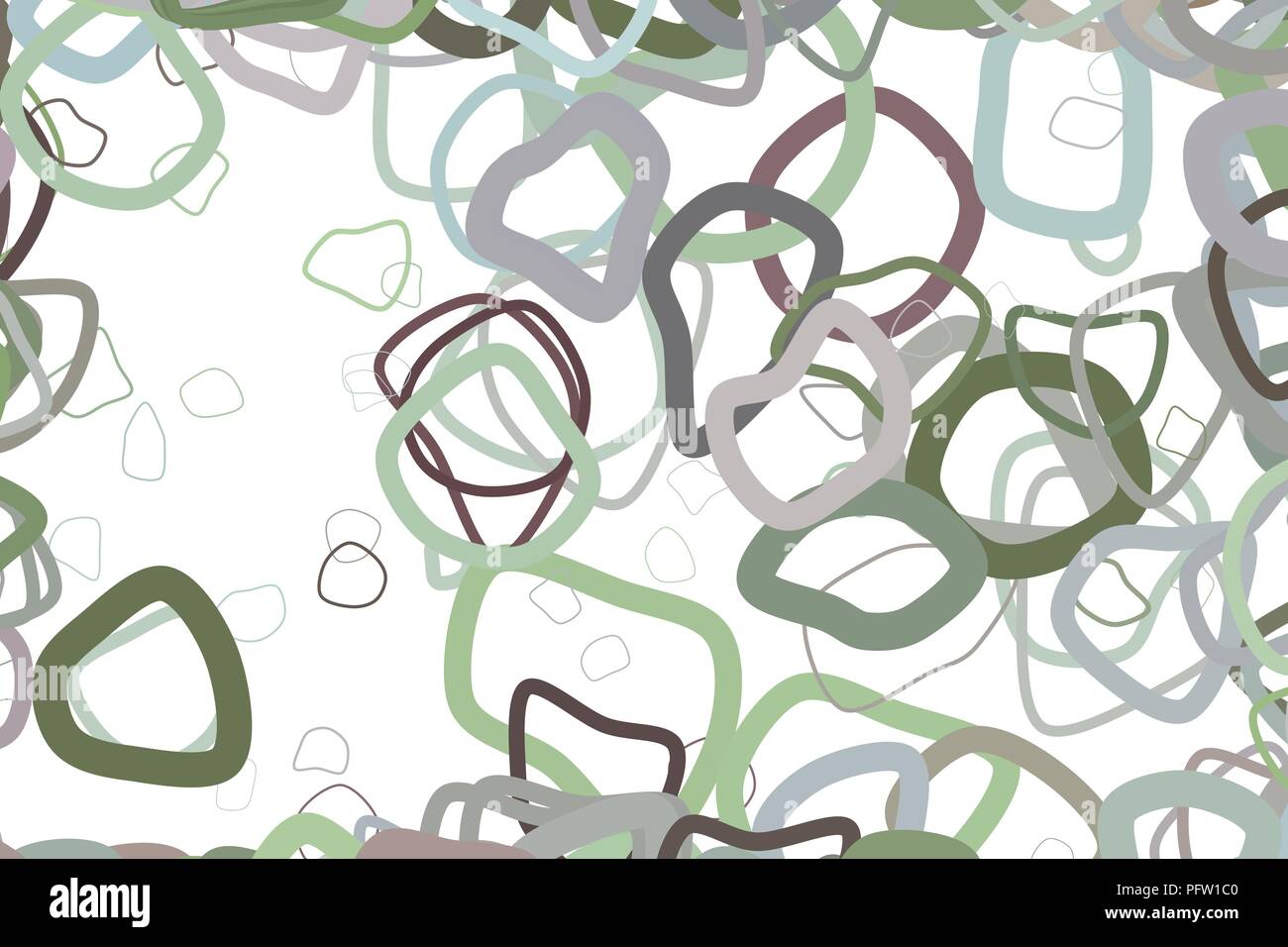 Artistic random rounded shapes background pattern abstract. Vector ...