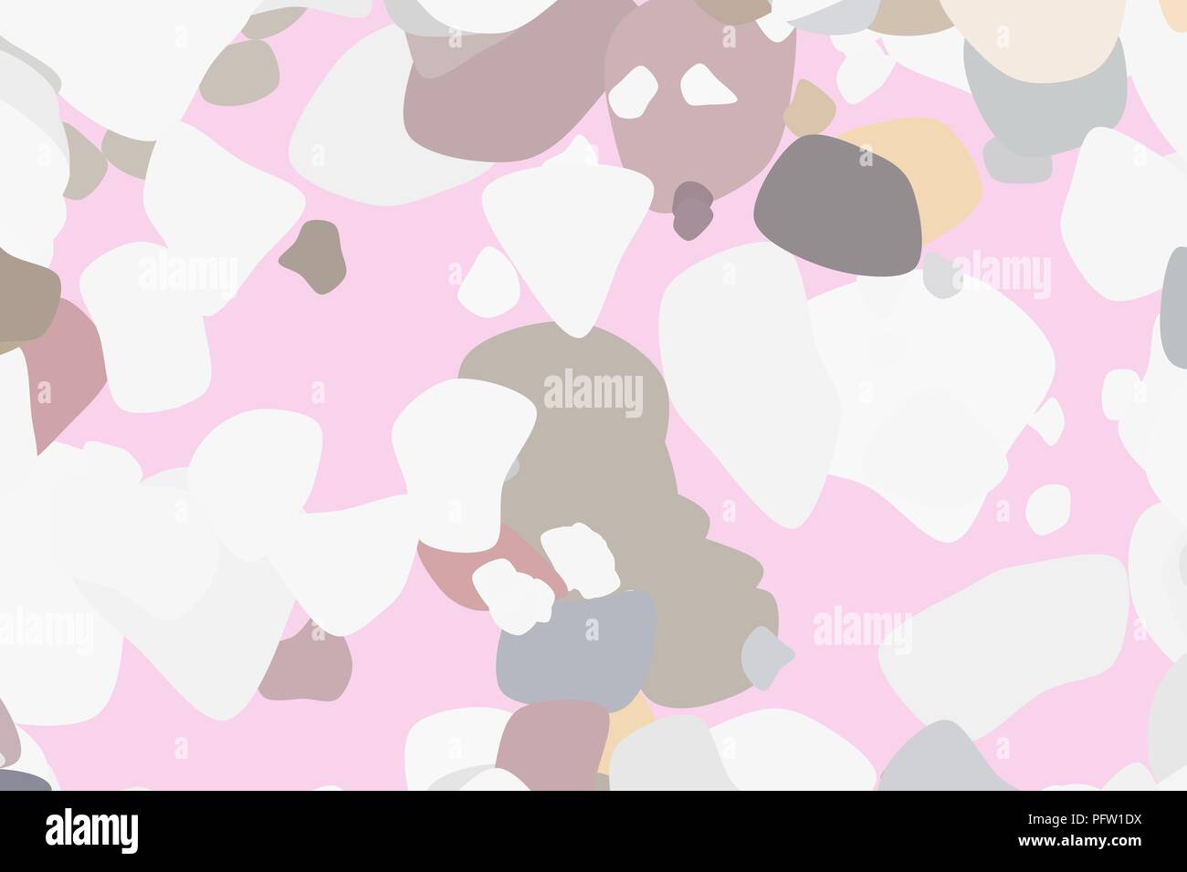 Shape of random rounded shapes, abstract geometric background pattern ...