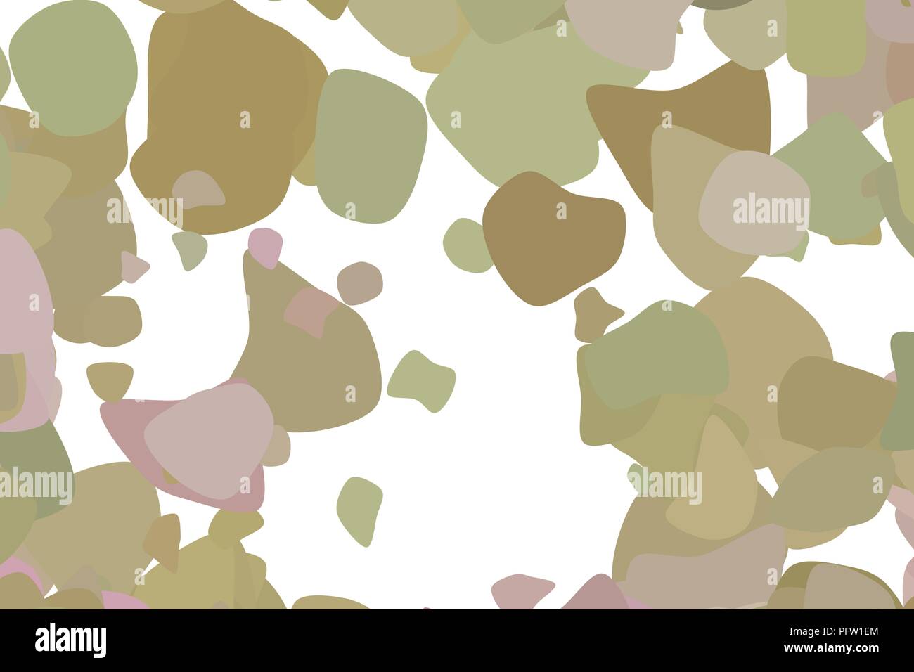 Artistic random rounded shapes background pattern abstract. Vector ...