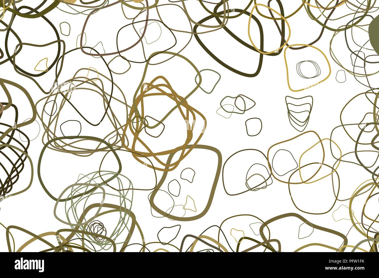 Abstract conceptual geometric random rounded shapes pattern. Good for ...