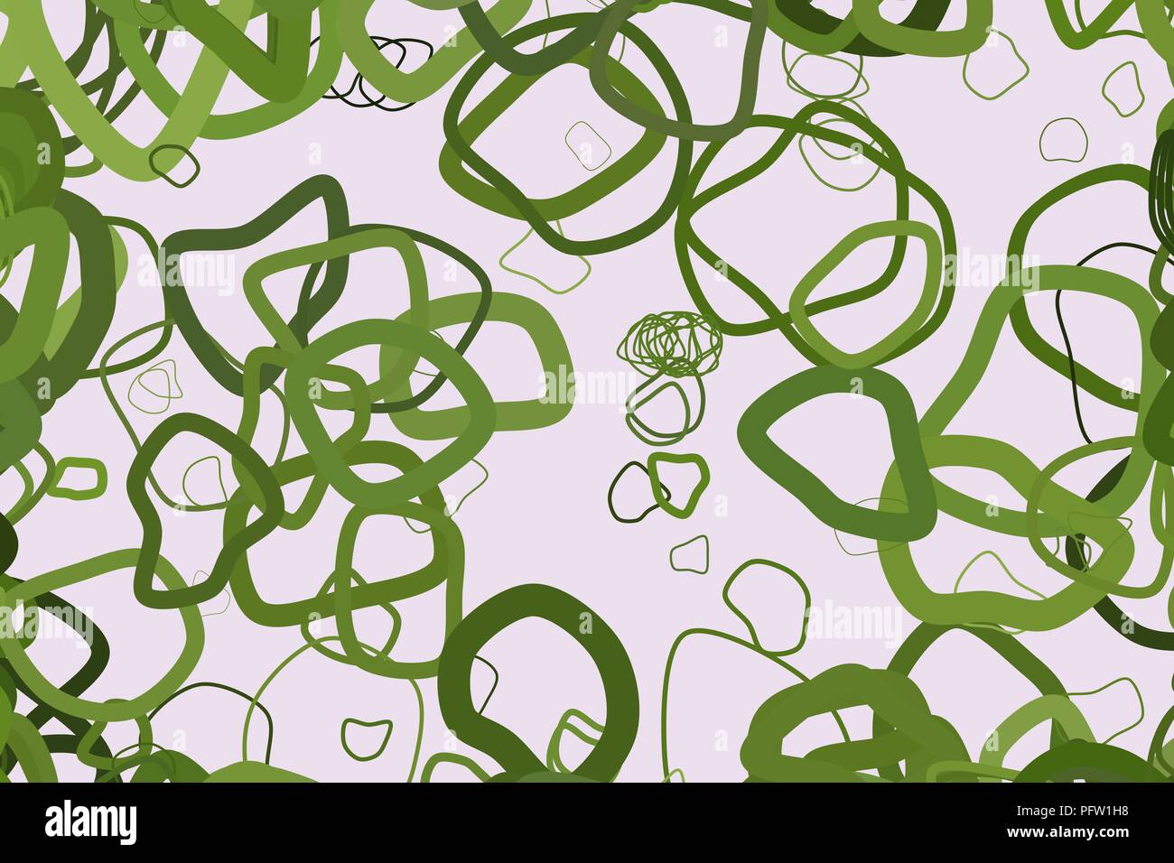 Abstract conceptual geometric random rounded shapes pattern. Good for ...