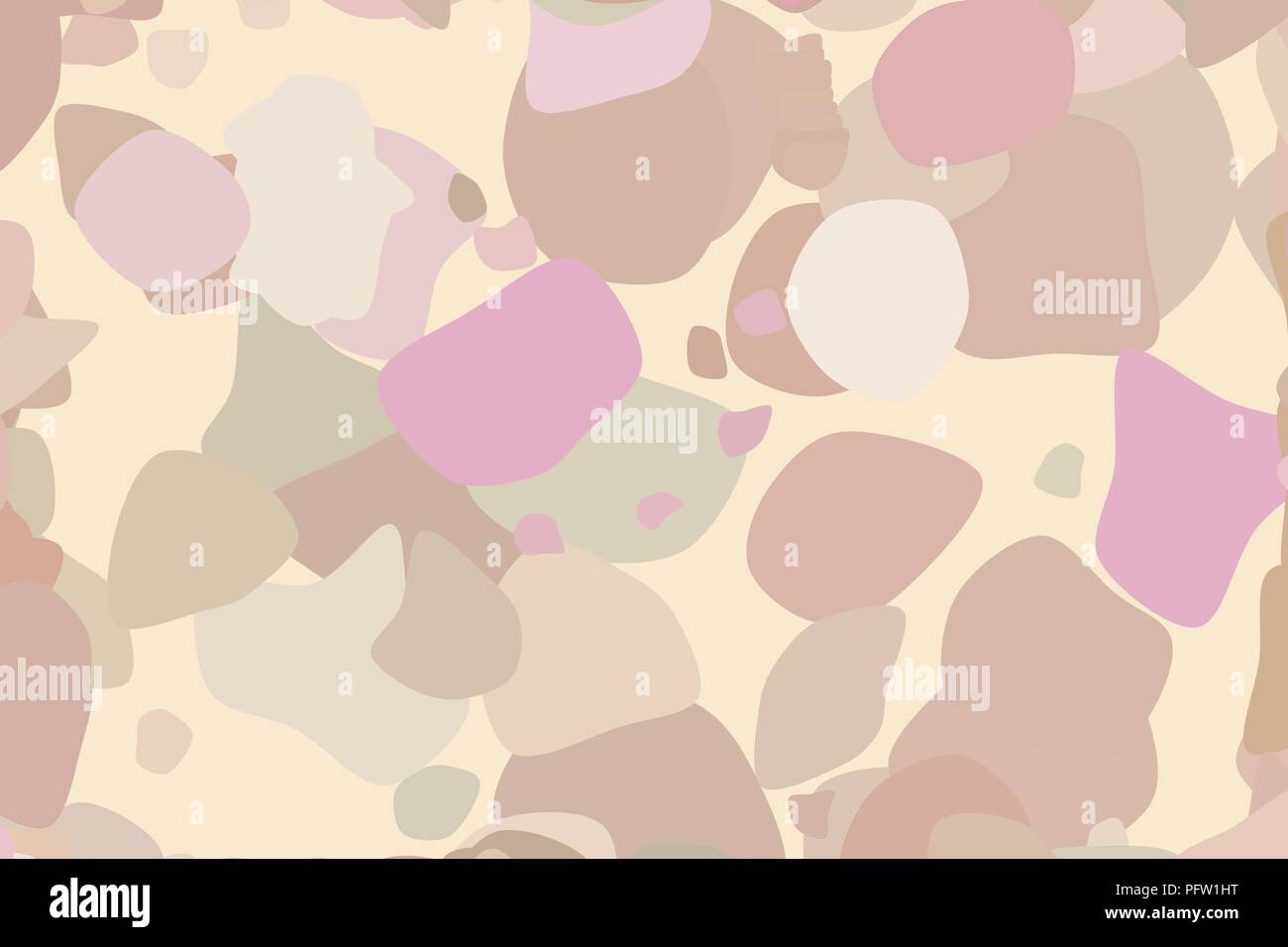 Shape of random rounded shapes, abstract geometric background pattern ...