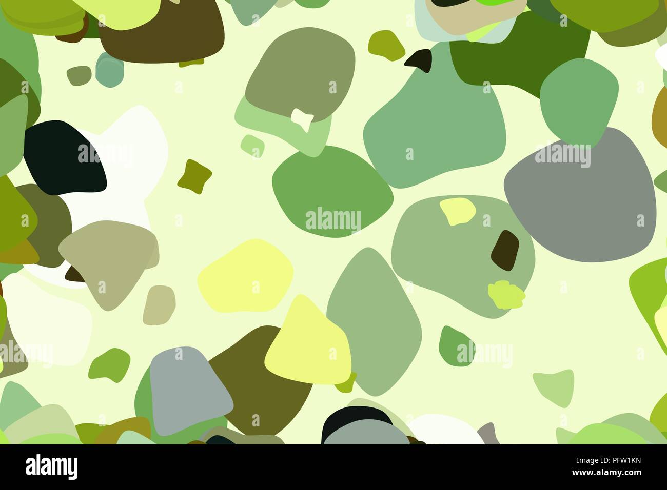 Artistic random rounded shapes background pattern abstract. Vector ...