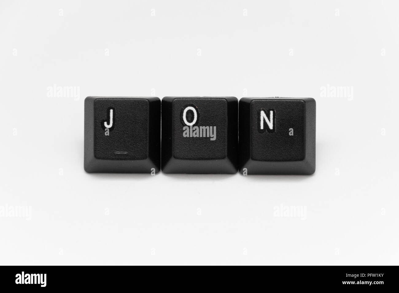 Jon alphabet hi-res stock photography and images - Alamy