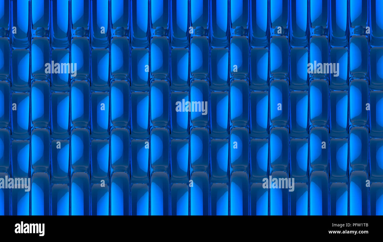 Abstract digital generation background with wavy structure. 3d ...