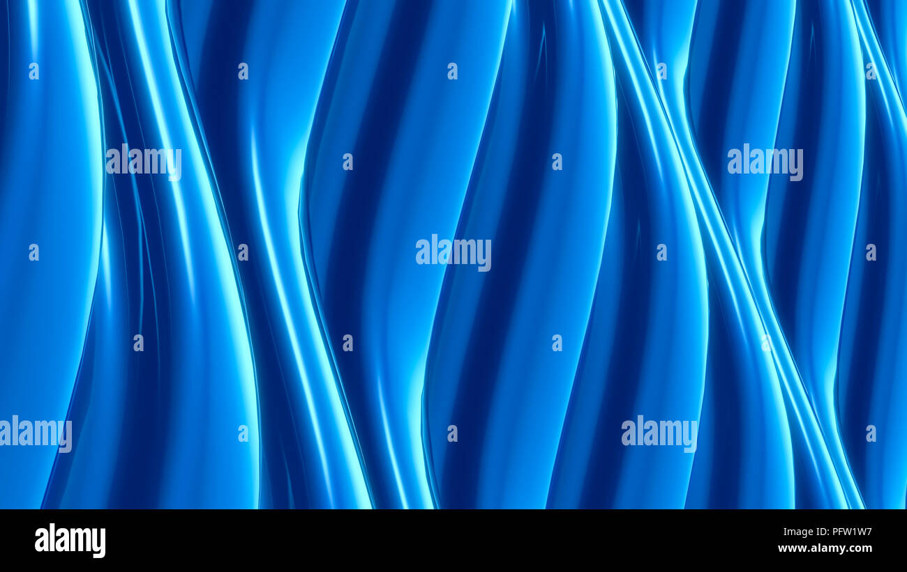 Abstract digital generation background with wavy structure. 3d ...