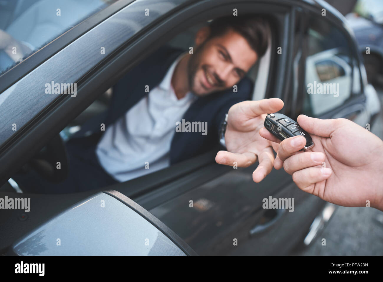Receiving rental hi-res stock photography and images - Alamy