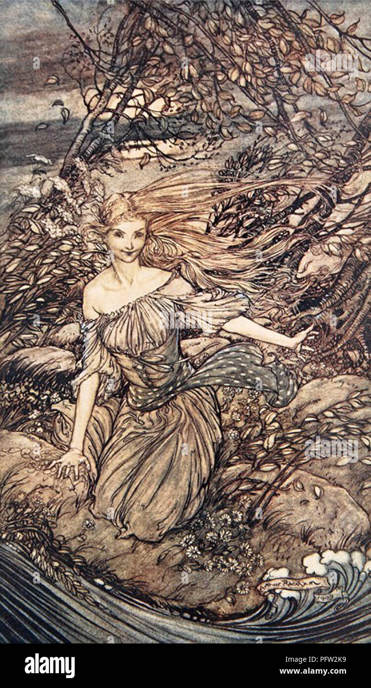 Vintage illustration by Arthur Rackham Stock Photo - Alamy