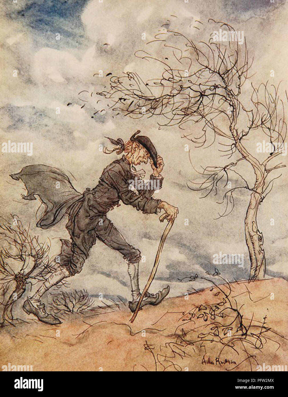 Vintage illustration by Arthur Rackham Stock Photo - Alamy