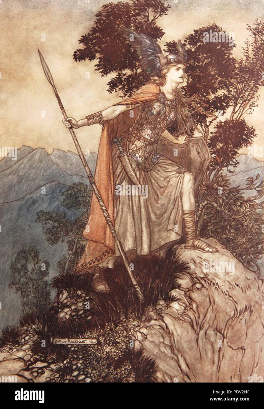 Vintage illustration by Arthur Rackham Stock Photo - Alamy
