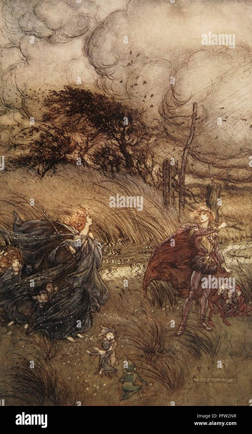 Vintage illustration by Arthur Rackham Stock Photo - Alamy
