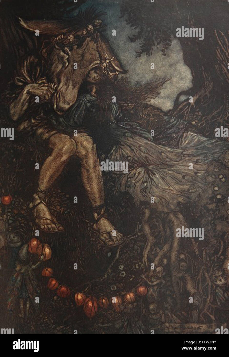 Vintage illustration by Arthur Rackham Stock Photo - Alamy