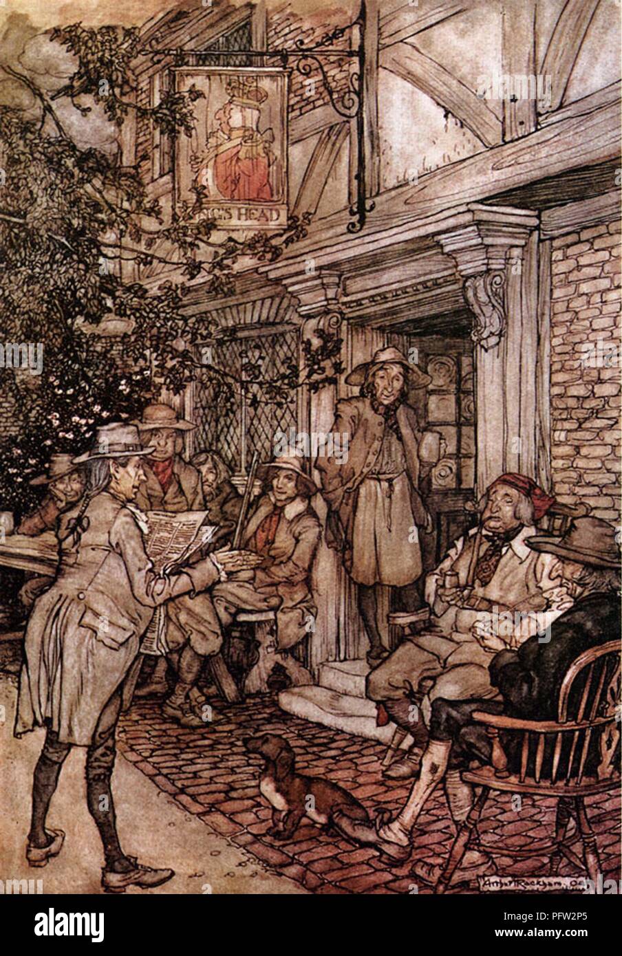 Vintage illustration by Arthur Rackham Stock Photo - Alamy