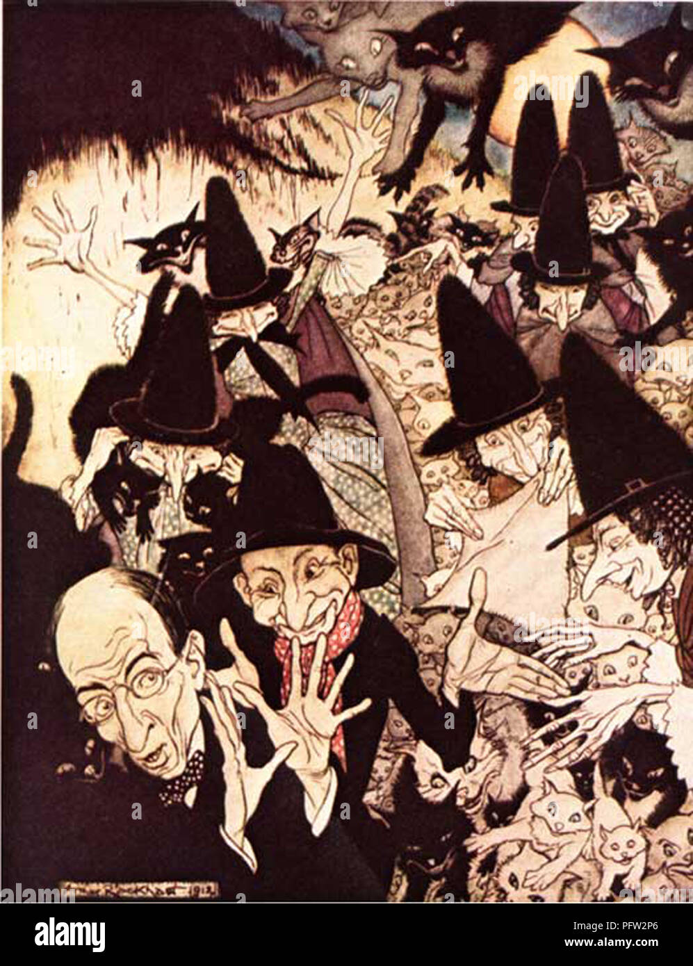 Vintage illustration by Arthur Rackham Stock Photo - Alamy