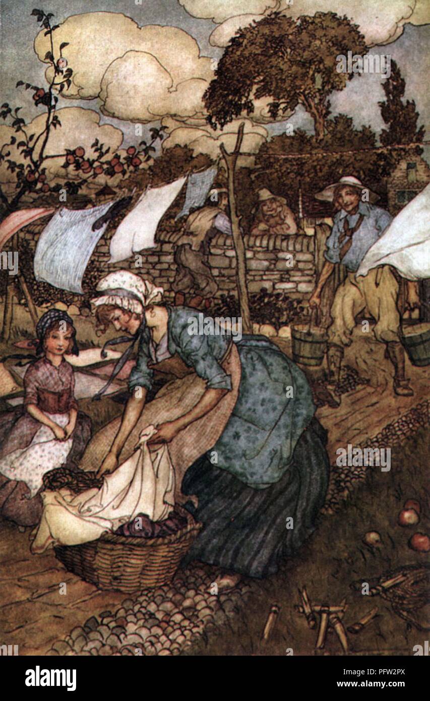 Vintage illustration by Arthur Rackham Stock Photo - Alamy