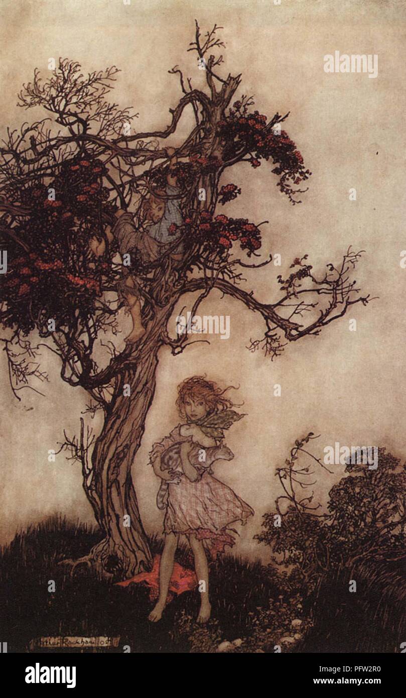 Vintage illustration by Arthur Rackham Stock Photo - Alamy