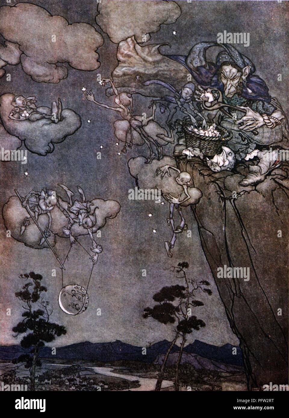 Vintage illustration by Arthur Rackham Stock Photo - Alamy