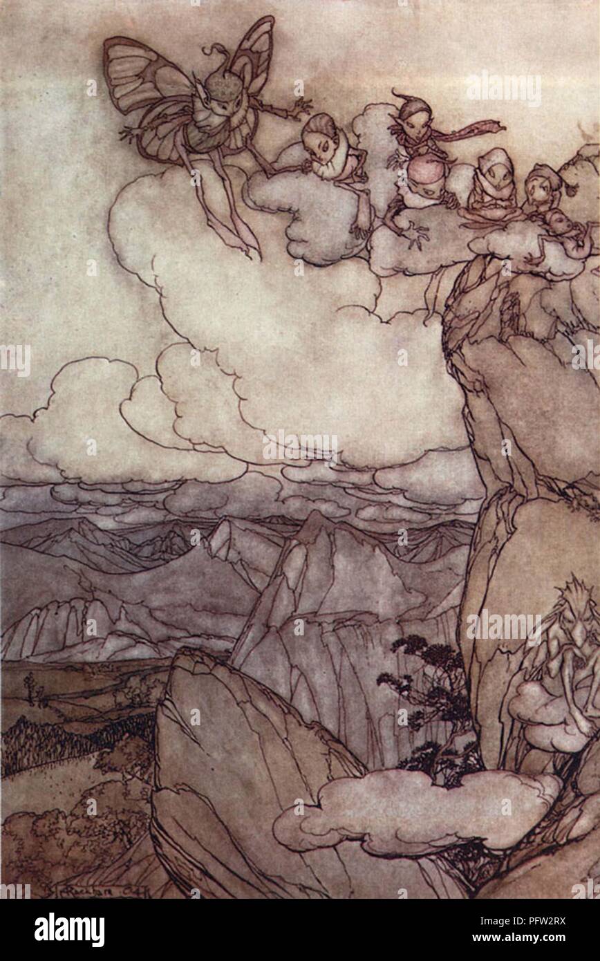 Vintage illustration by Arthur Rackham Stock Photo - Alamy