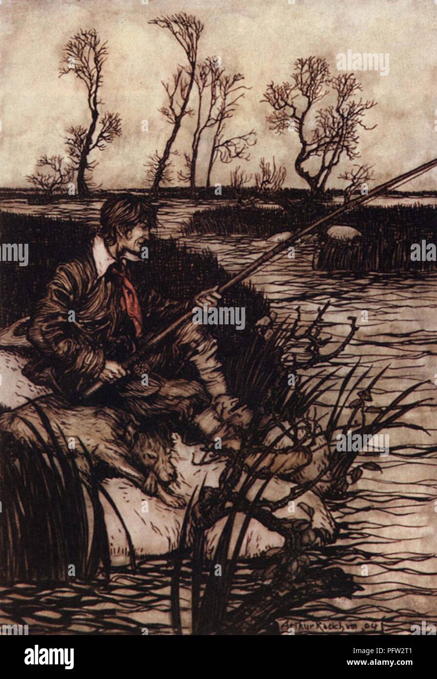 Vintage illustration by Arthur Rackham Stock Photo - Alamy