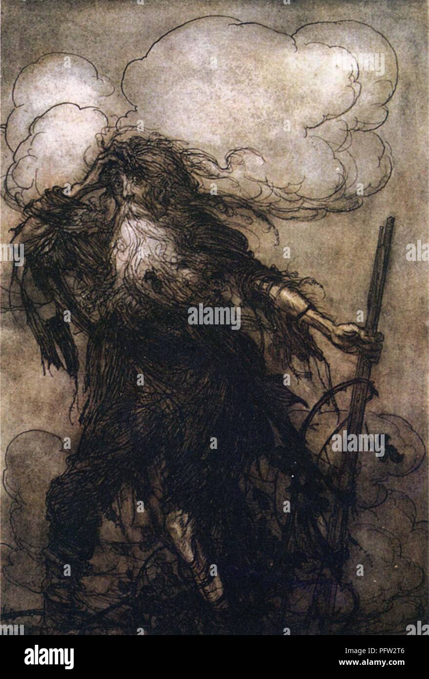 Vintage illustration by Arthur Rackham Stock Photo - Alamy