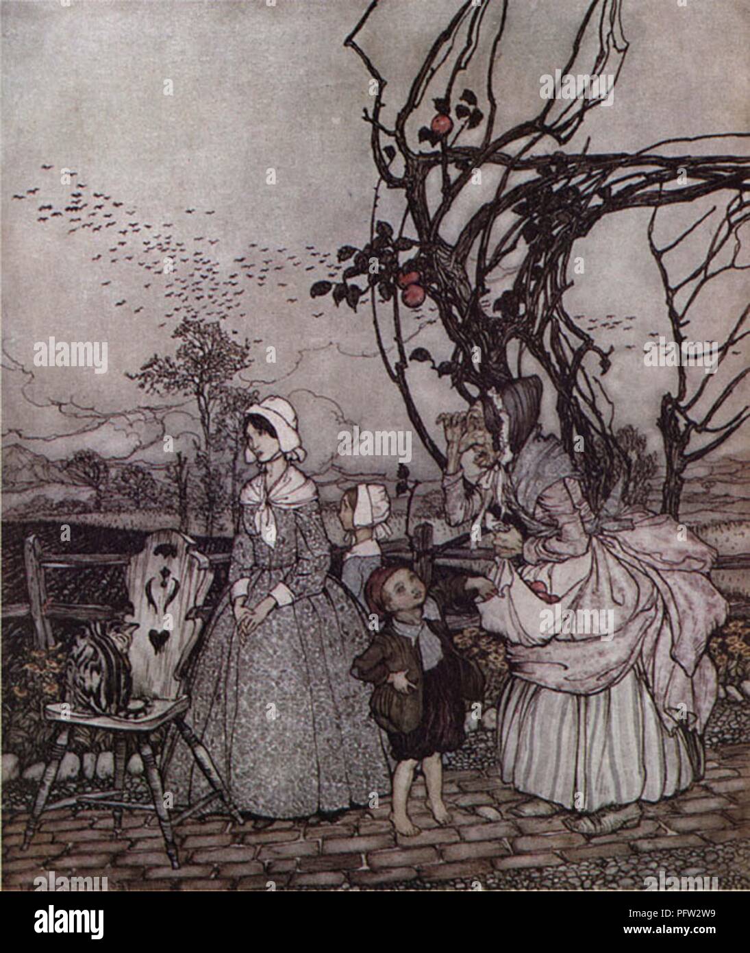 Vintage illustration by Arthur Rackham Stock Photo - Alamy