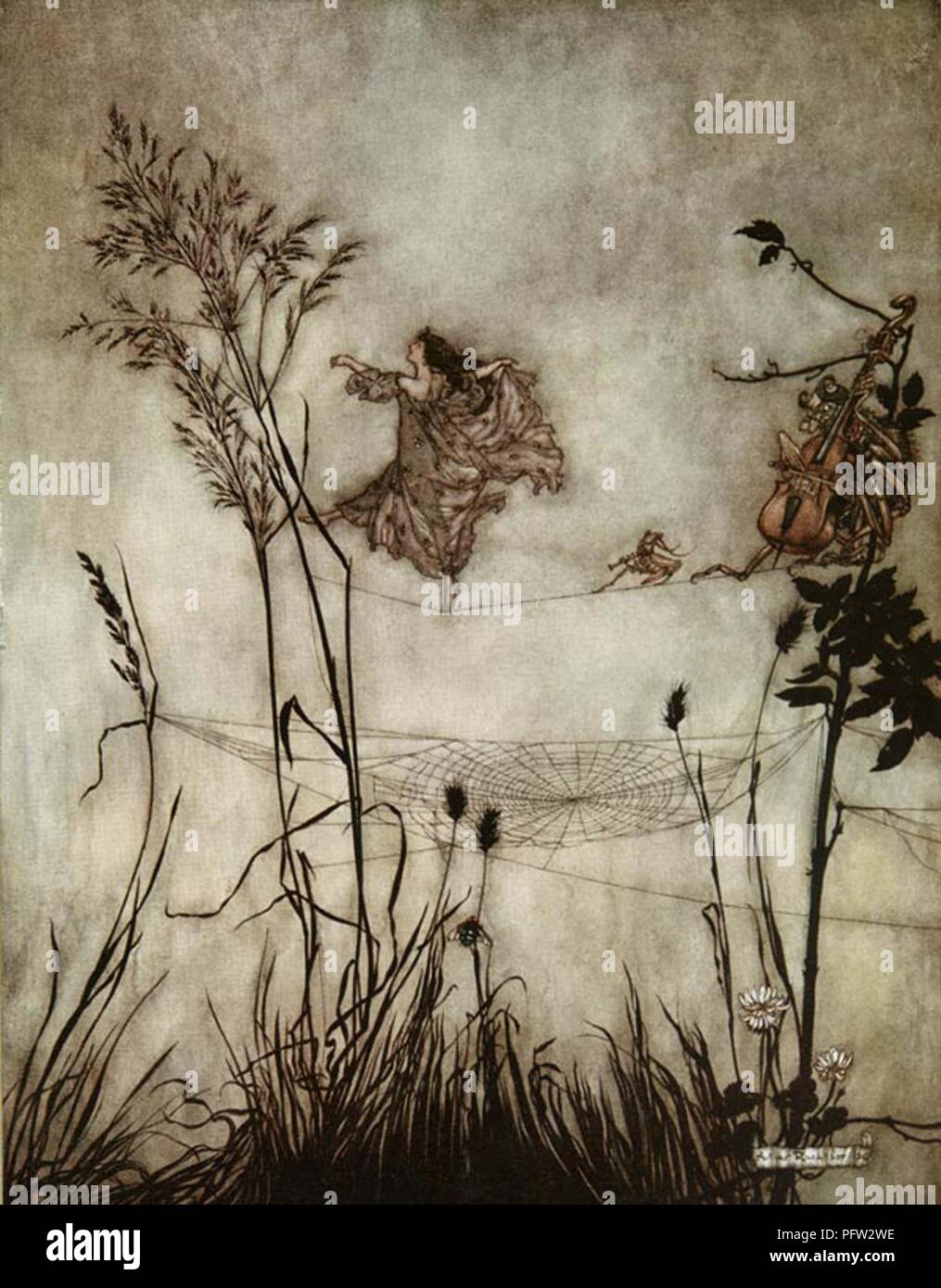 Vintage illustration by Arthur Rackham Stock Photo - Alamy