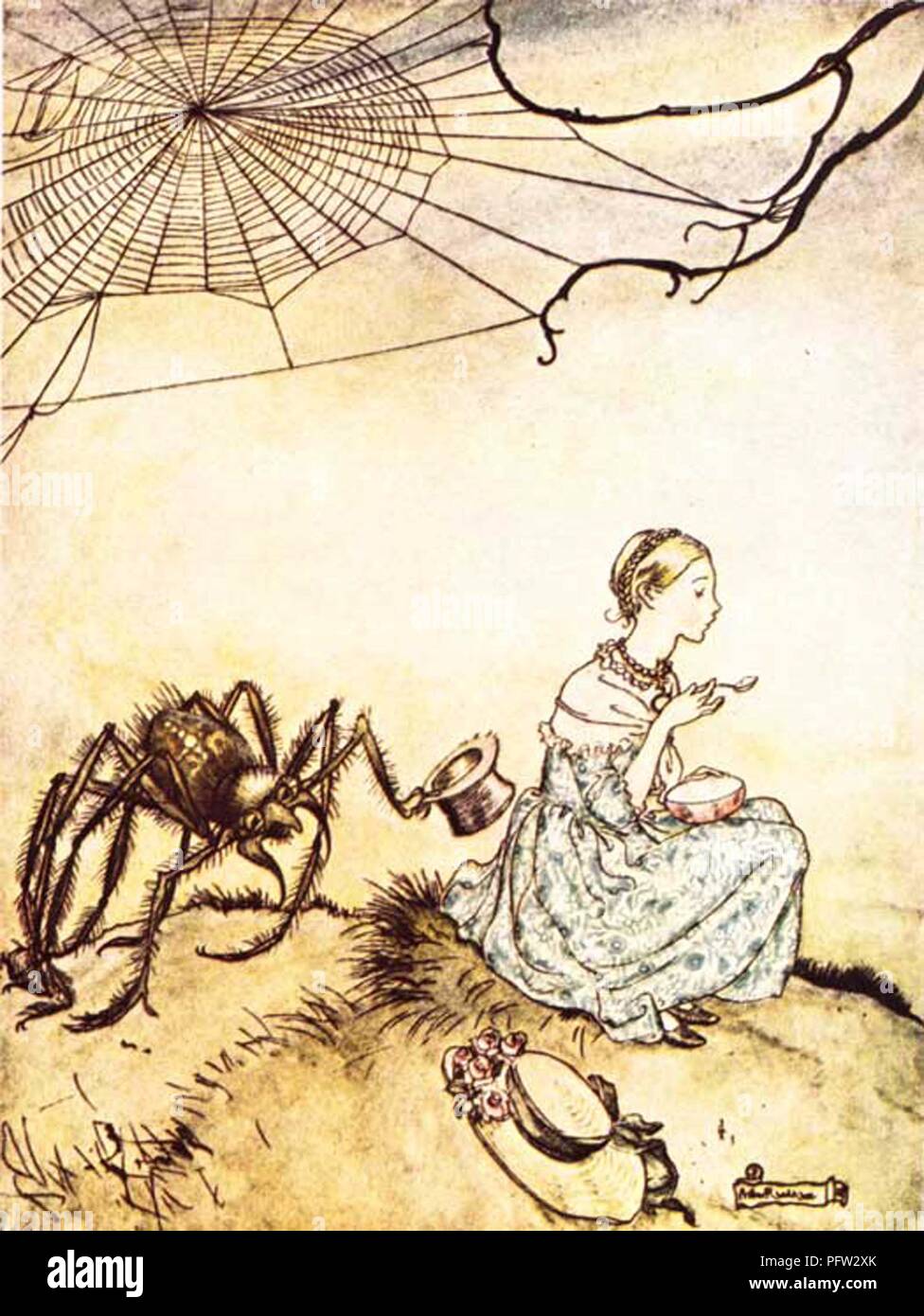 Vintage illustration by Arthur Rackham Stock Photo - Alamy