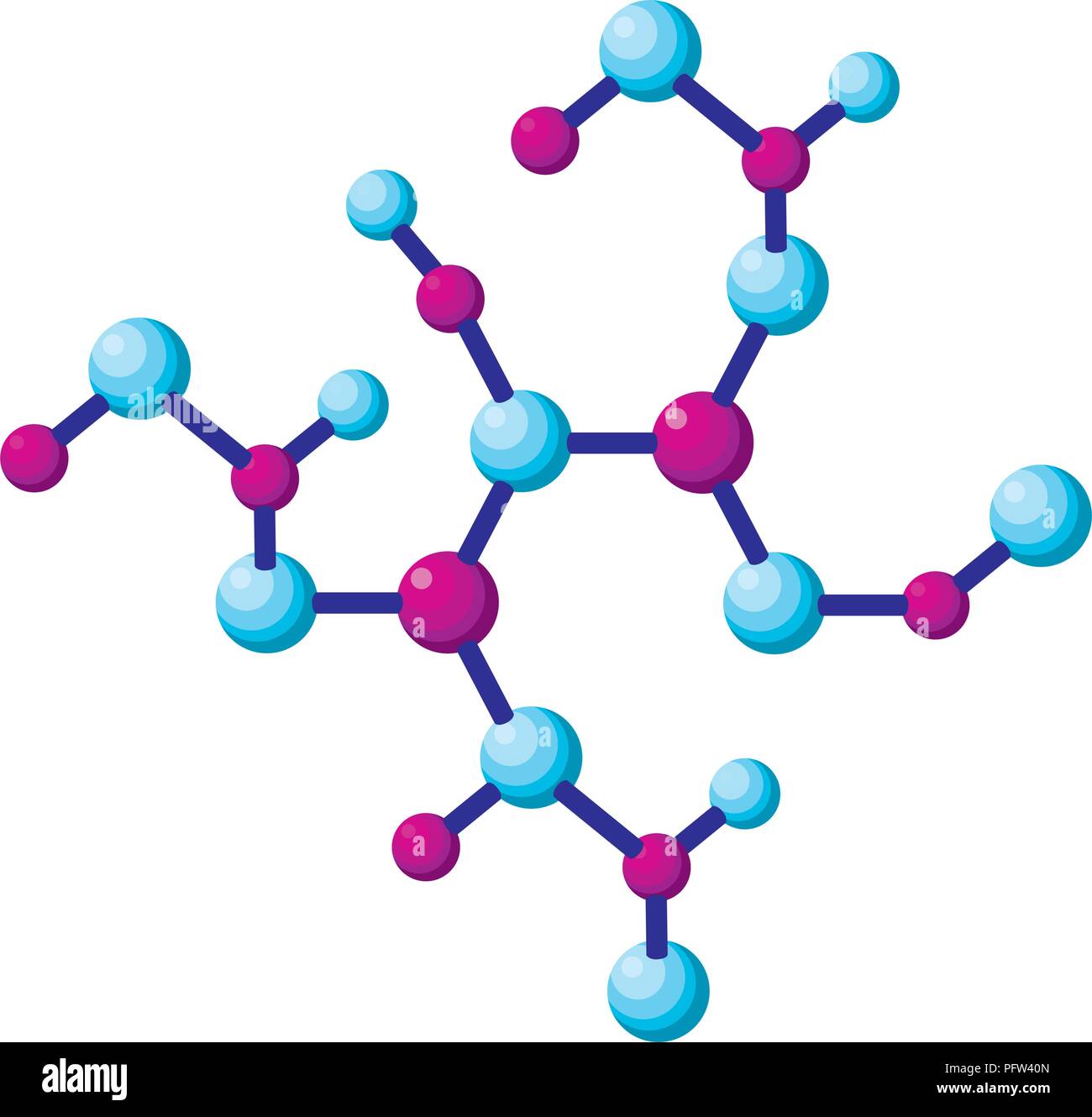 structure molecular science icon Stock Vector Image & Art - Alamy