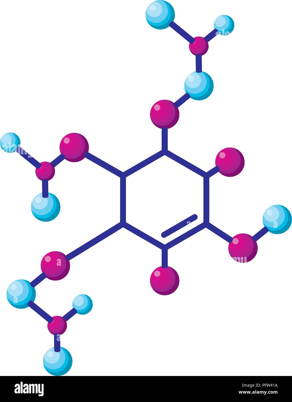 structure molecular science icon Stock Vector Image & Art - Alamy