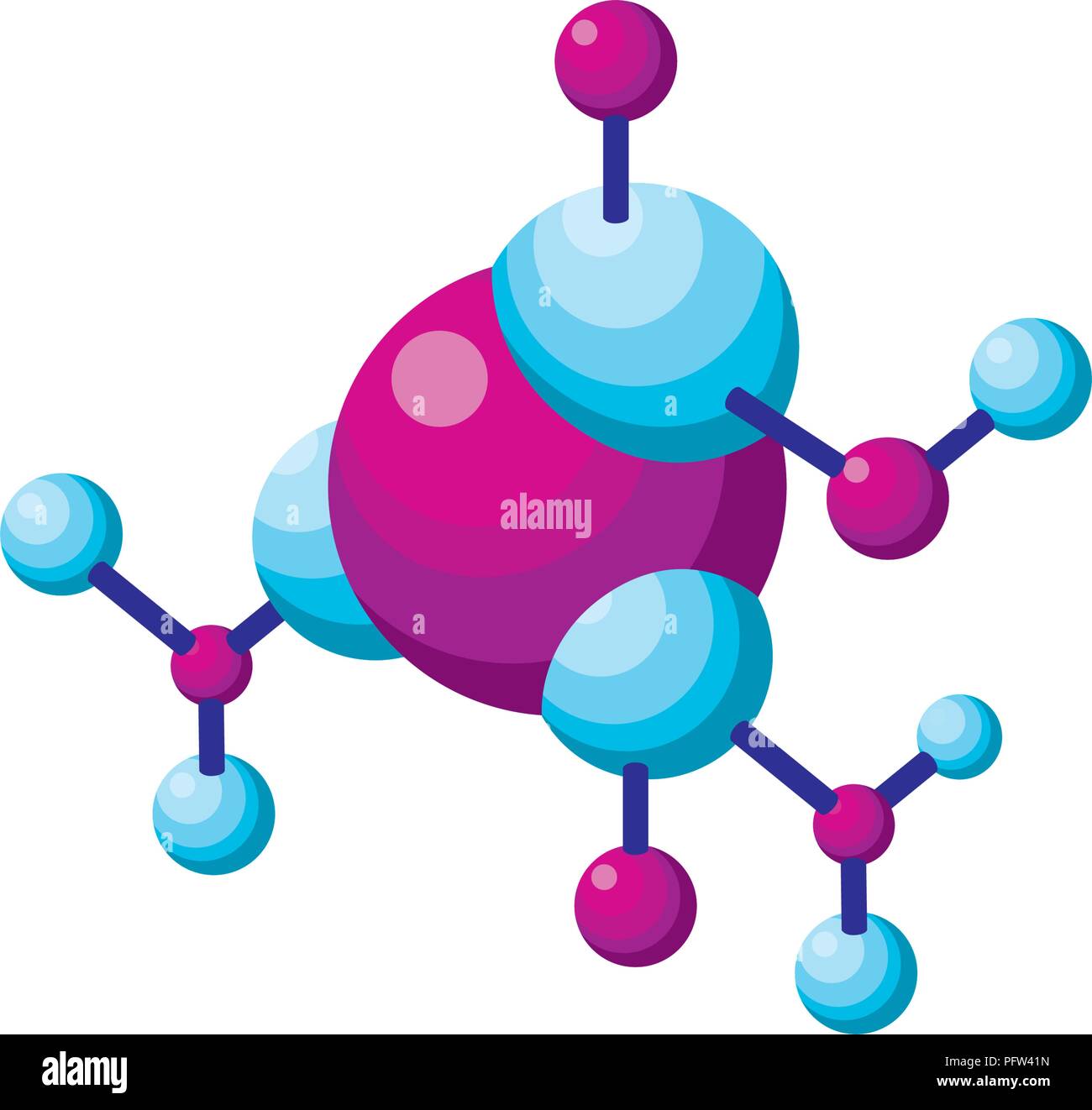 structure molecular science icon Stock Vector Image & Art - Alamy