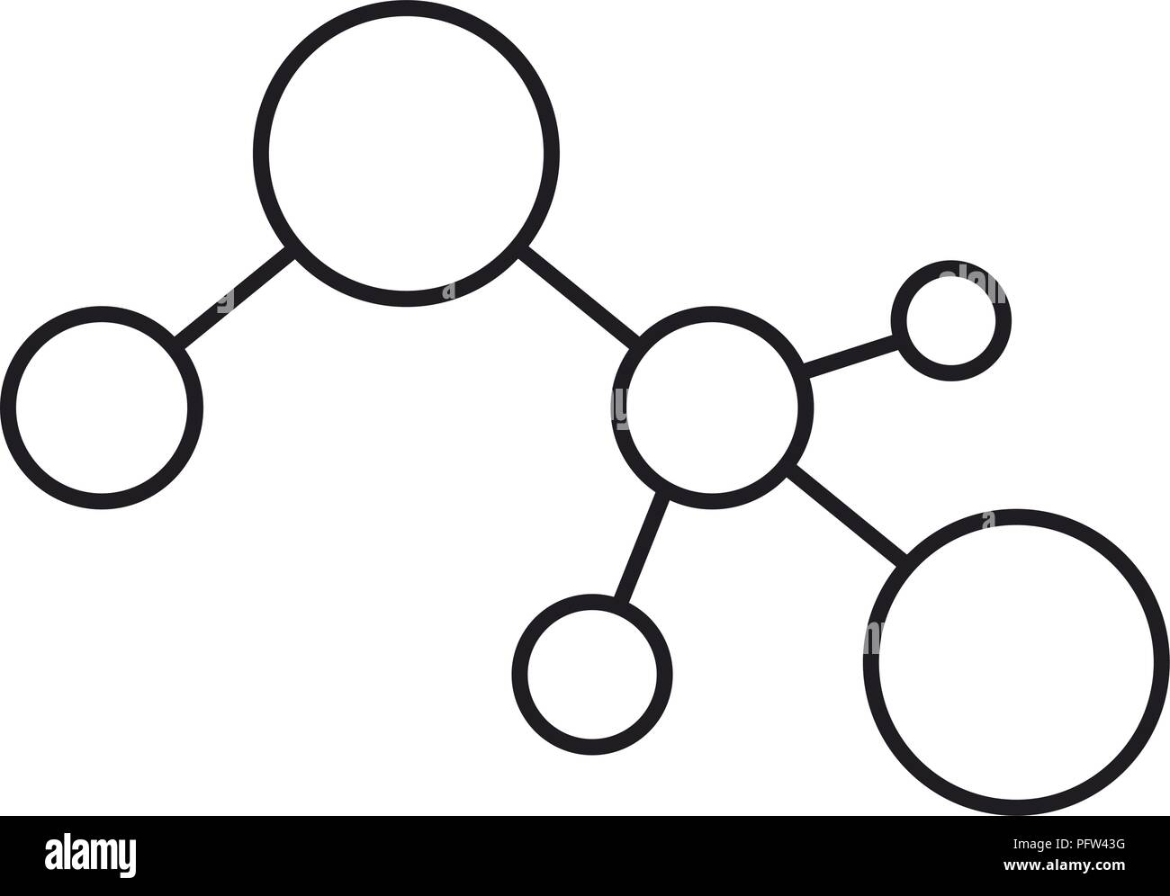 structure molecular science icon Stock Vector Image & Art - Alamy