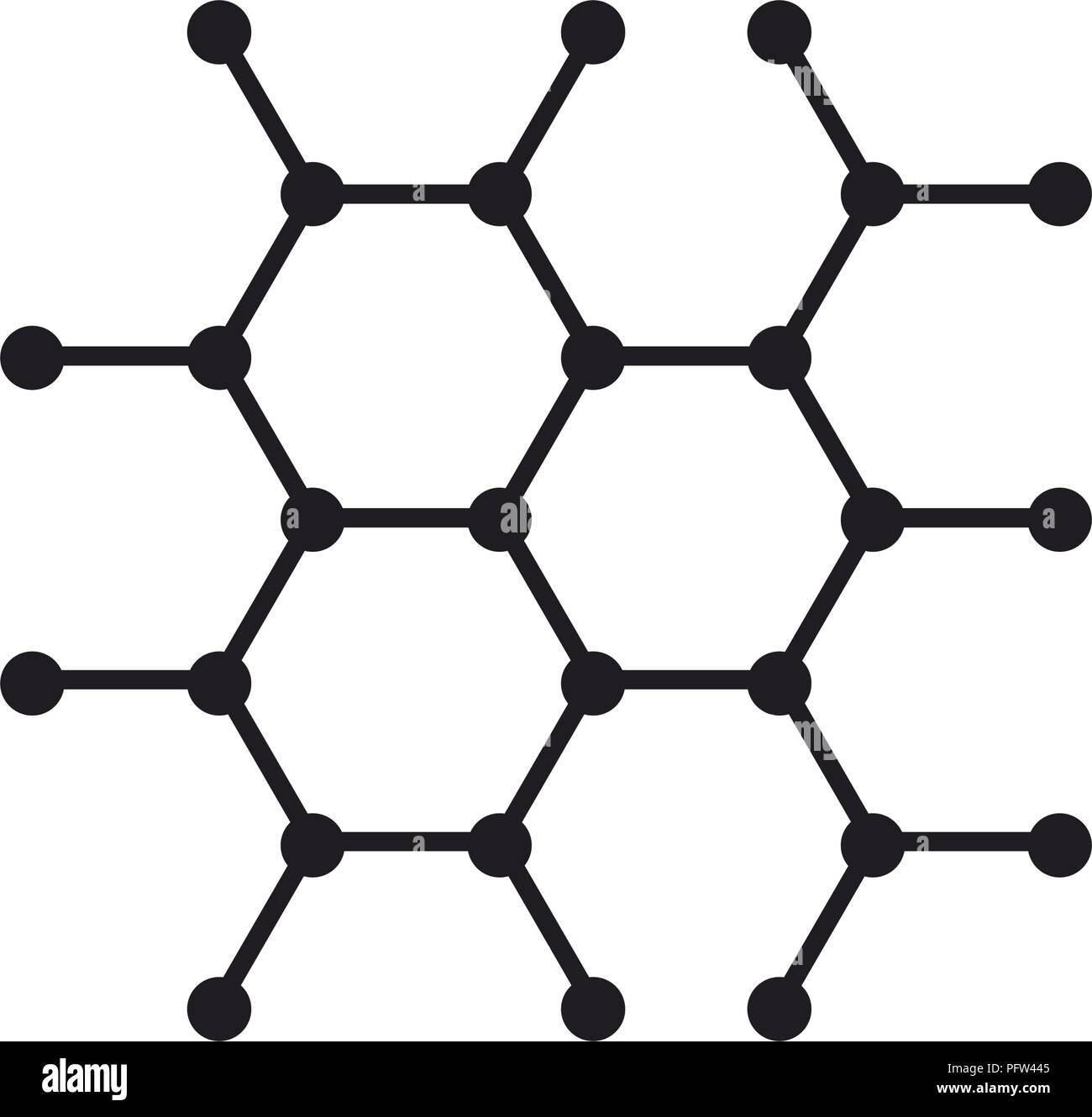 structure molecular science icon Stock Vector Image & Art - Alamy