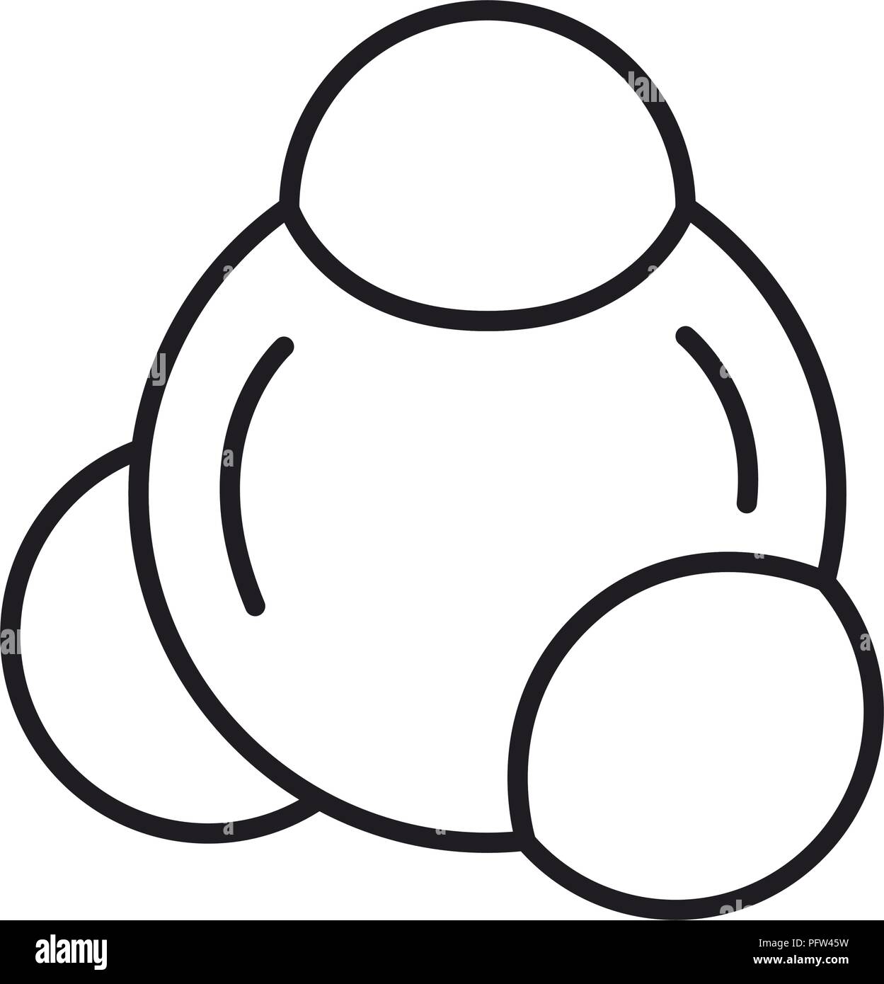 Alcohol molecule model Stock Vector Images - Alamy