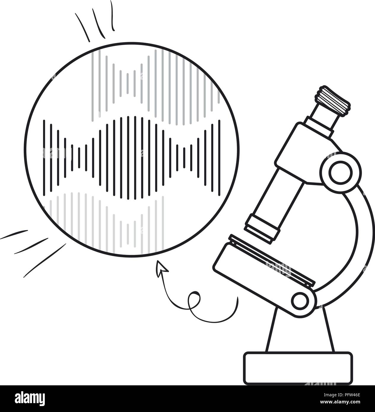 Chromosome microscope Stock Vector Images - Alamy